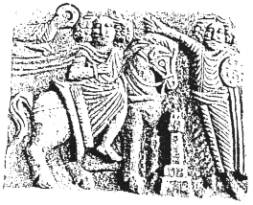 14.The Syrian cavalier god
